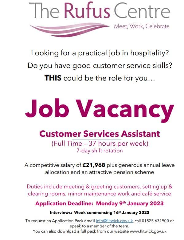 Vacancies - Flitwick Town Council