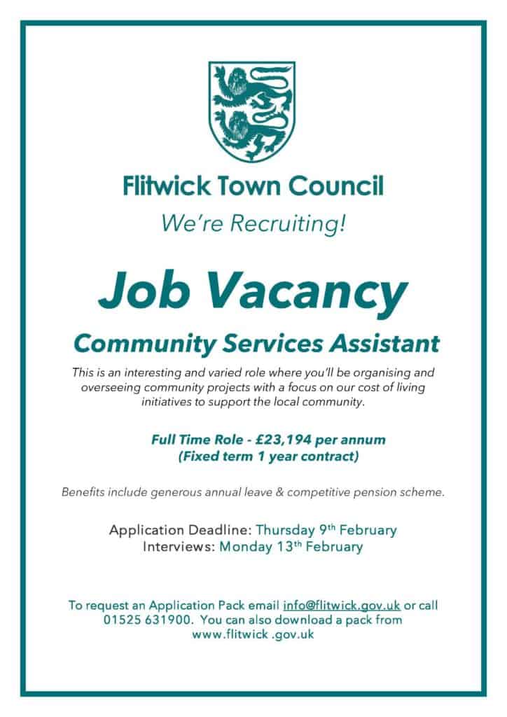 Vacancies - Flitwick Town Council