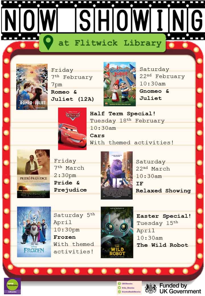Flitwick Film Club (Frozen with themed activities) - Flitwick Town Council