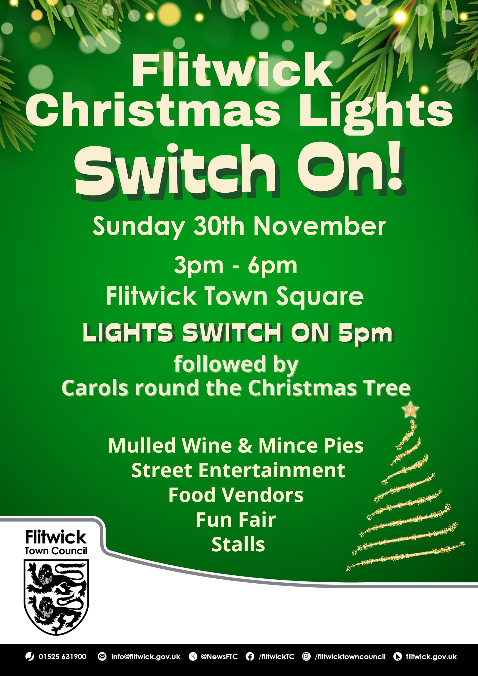 Christmas Lights Switch On - Flitwick Town Council
